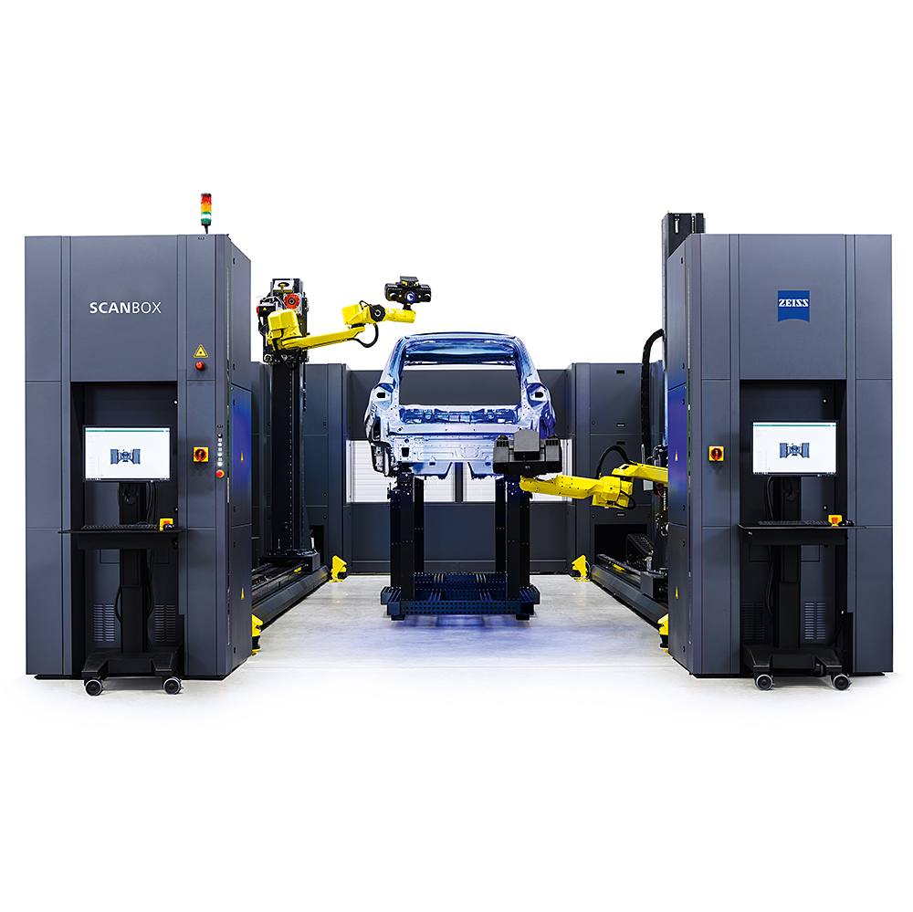 ATOS ScanBox Series 8: Double robot mode | Car body measurement technology